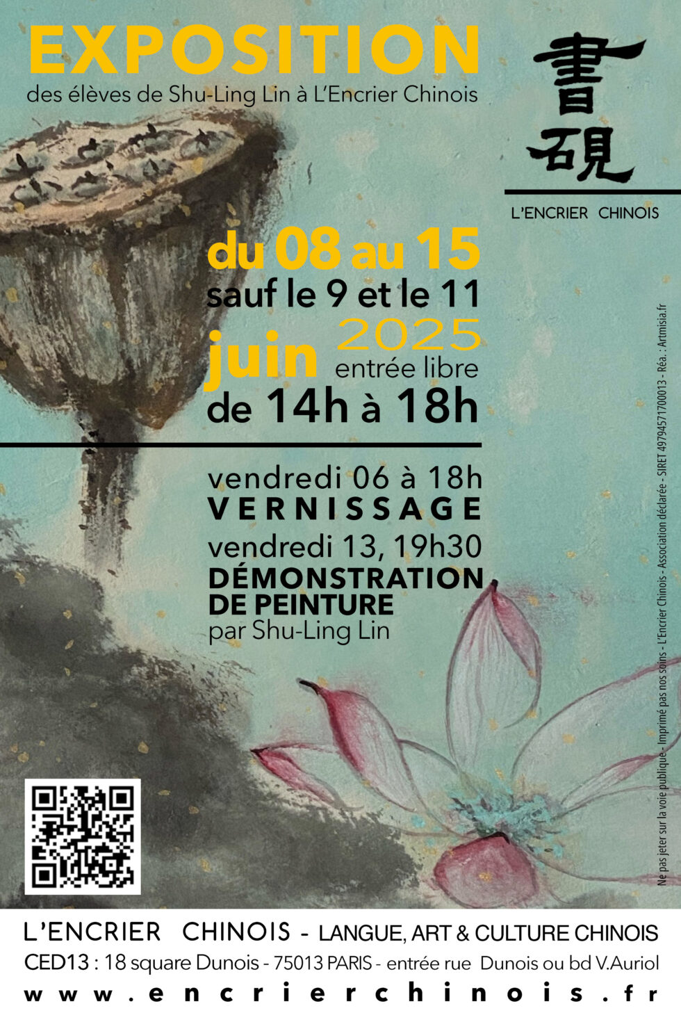 EXPOSITION des élèves de Shu-Ling Lin à L’Encrier Chinois | L'Encrier ...
